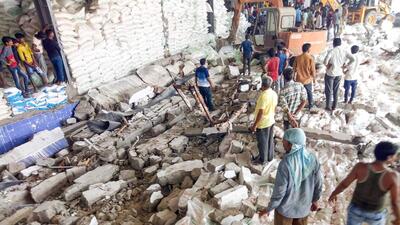 12 workers killed after wall collapse at Gujarat factory | India News
