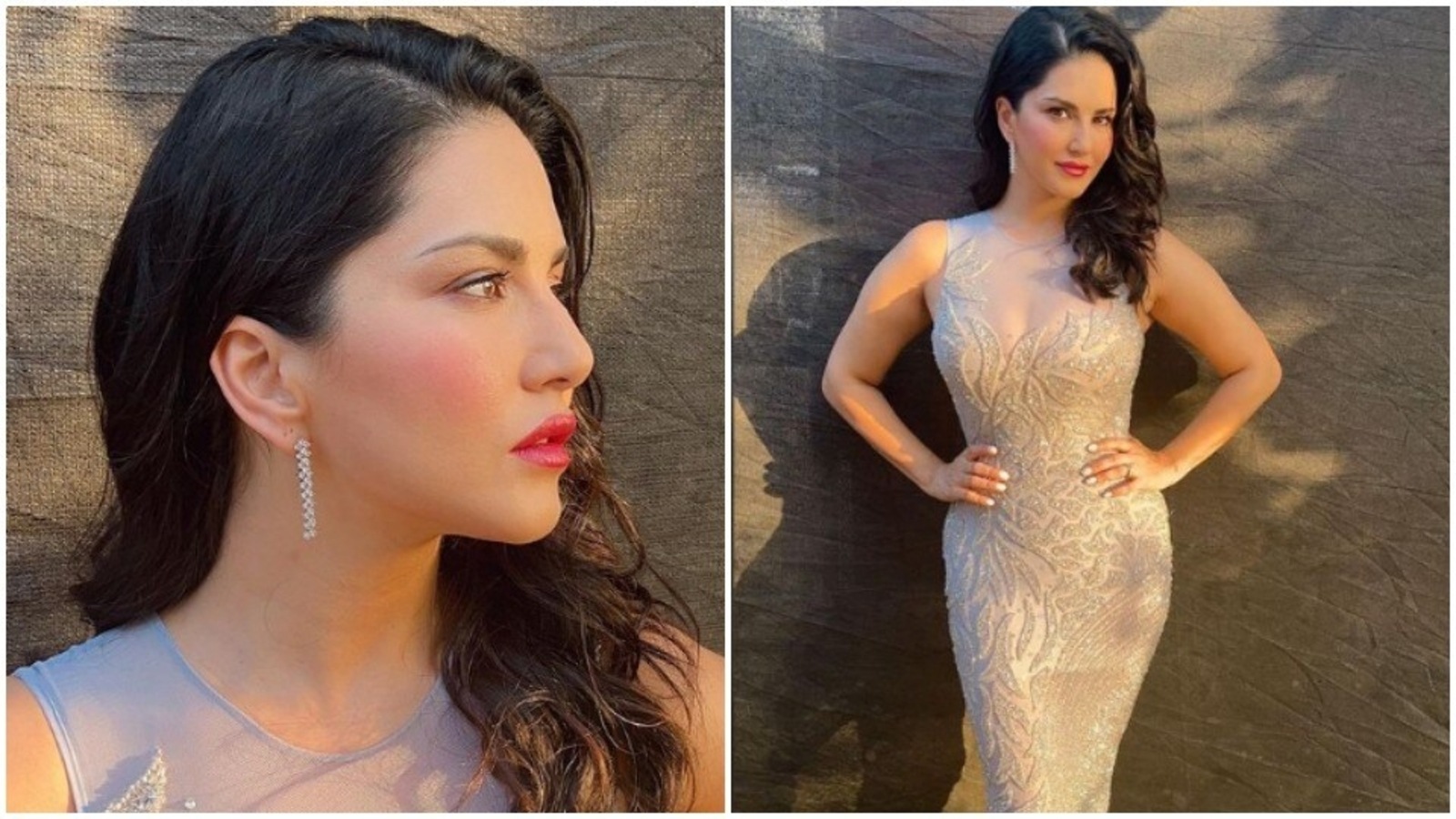 Nothing to see here. Just pics of Sunny Leone in a 'pretty gown ...