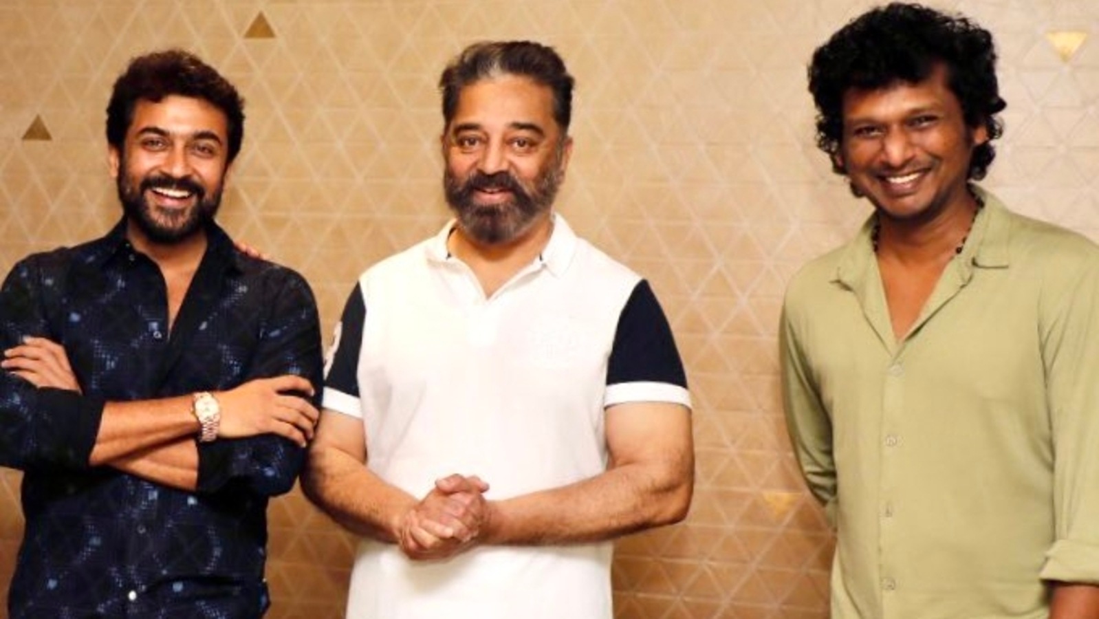 Kamal Haasan Gifts His Rolex Watch To Suriya For Playing Rolex In