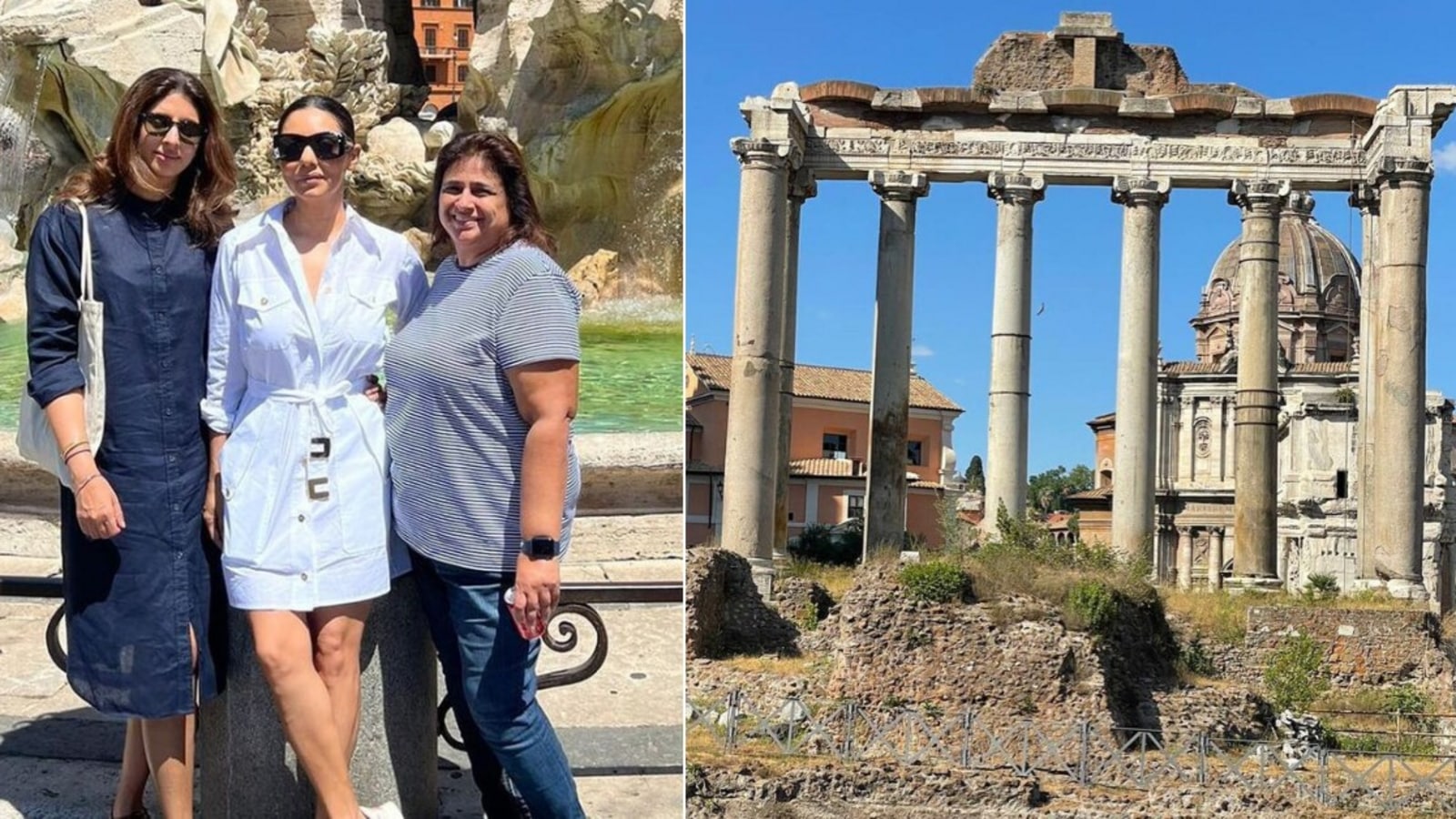Gauri Khan 'can't get enough' of Rome, shares vacay pics with Shweta ...