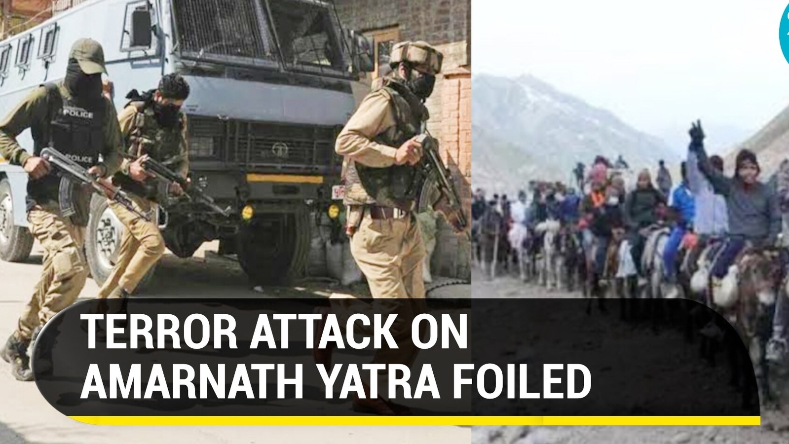Pak terror bid to attack Amarnath yatra thwarted; 3 terrorists killed ...