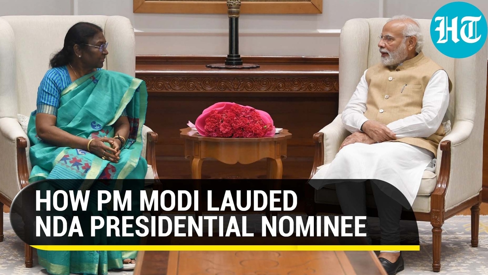 'Her vision is outstanding': PM Modi lauds for Droupadi Murmu | Watch ...