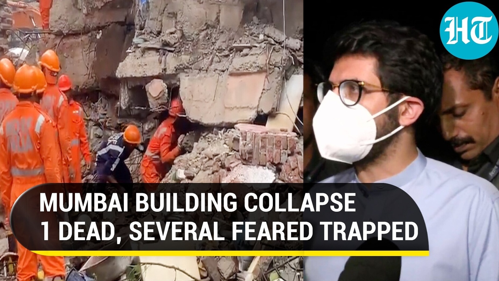 Mumbai building collapse claims one life as several others trapped ...