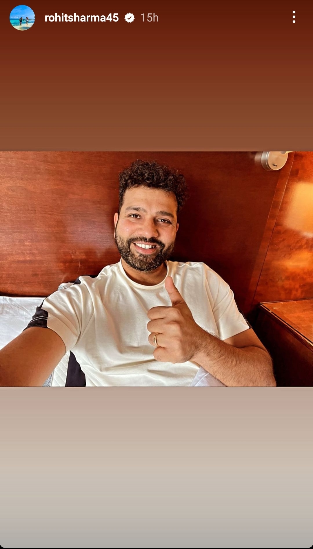 Two days after testing Covid-positive, Rohit Sharma's Instagram story ...
