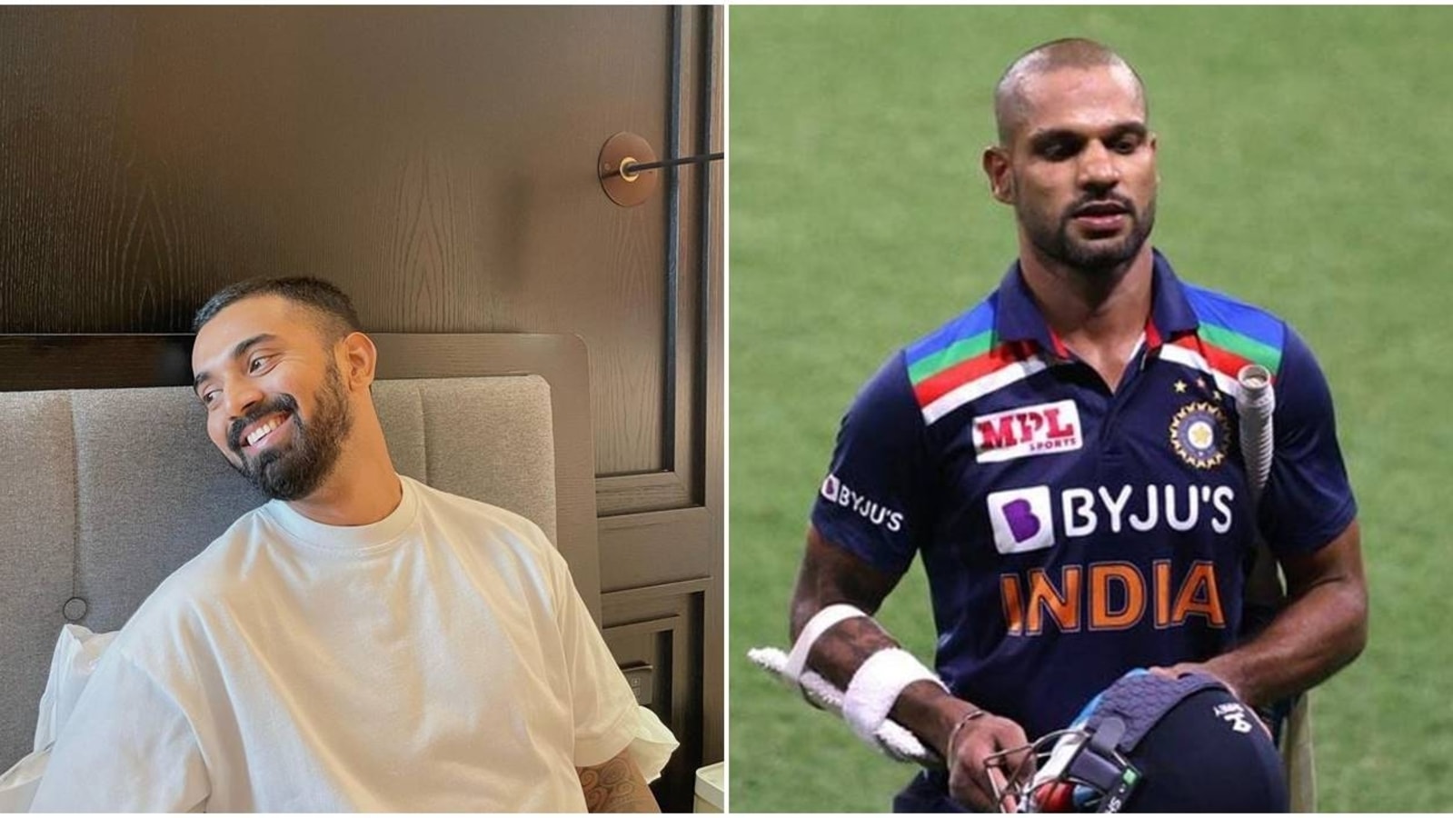 KL Rahul reacts after Shikhar Dhawan shares touching 'get well soon ...