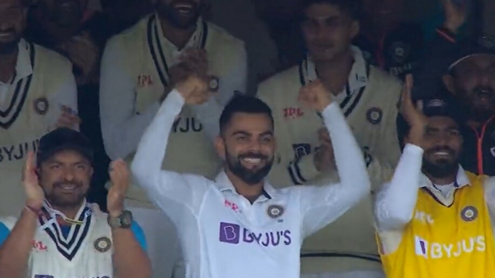 Watch: Virat Kohli's priceless reaction after Ravindra Jadeja ...