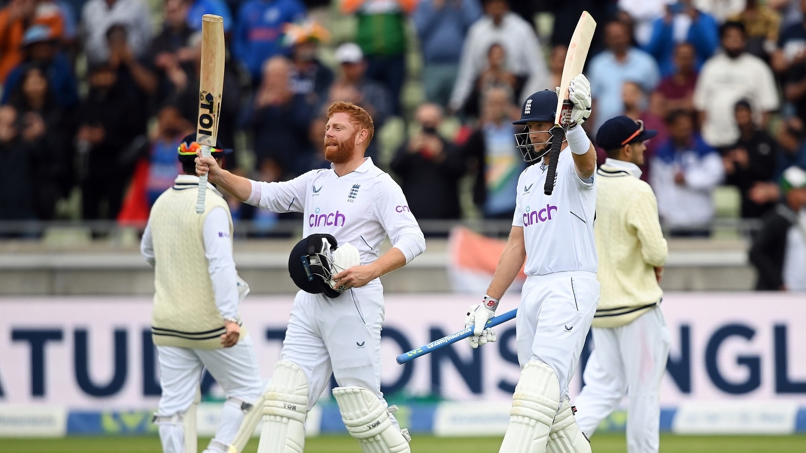 Records tumble as Joe Root, Jonny Bairstow lead England to incredible 7 ...