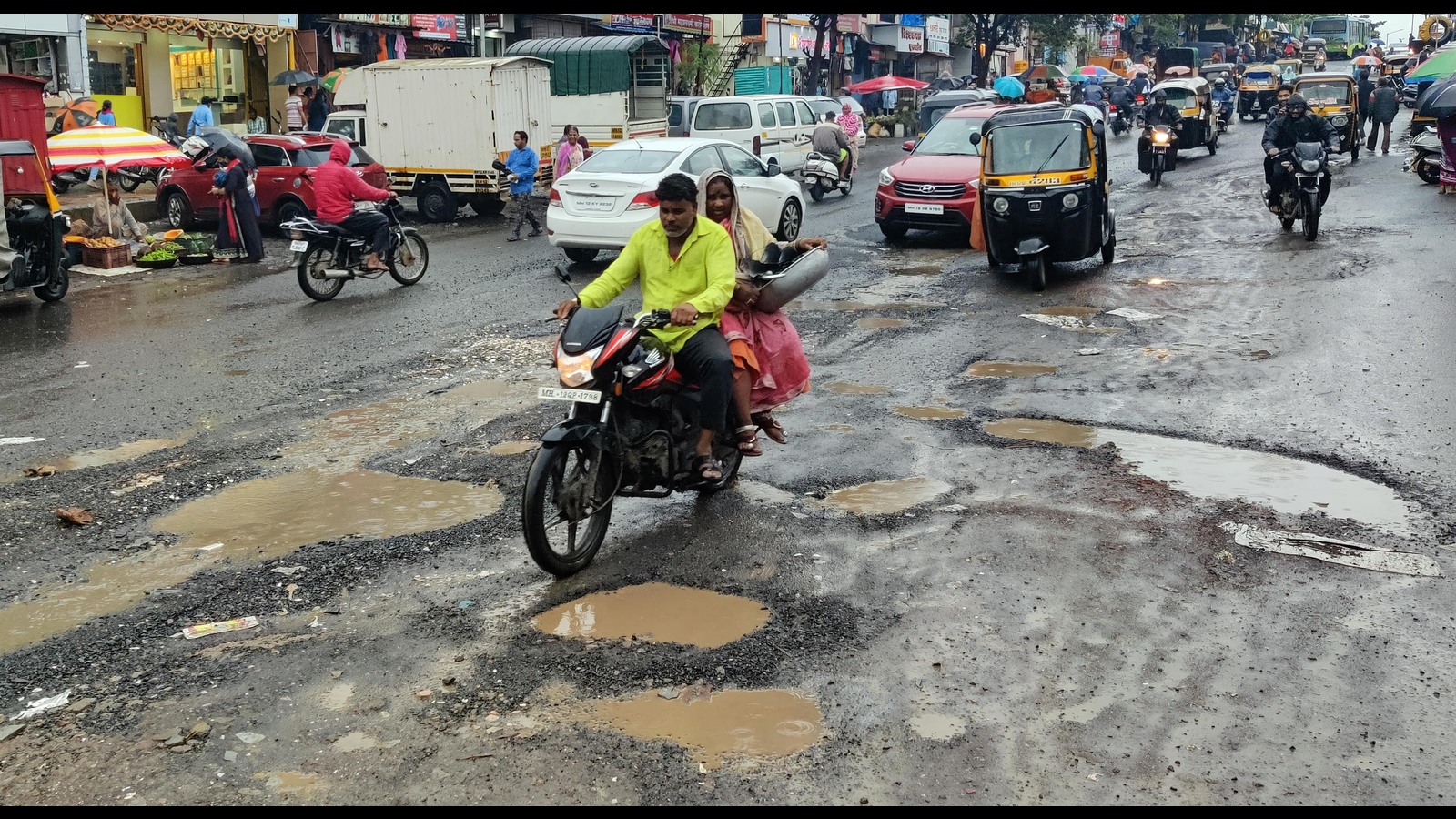 Potholes galore on new roads, PMC to take action against contractors ...