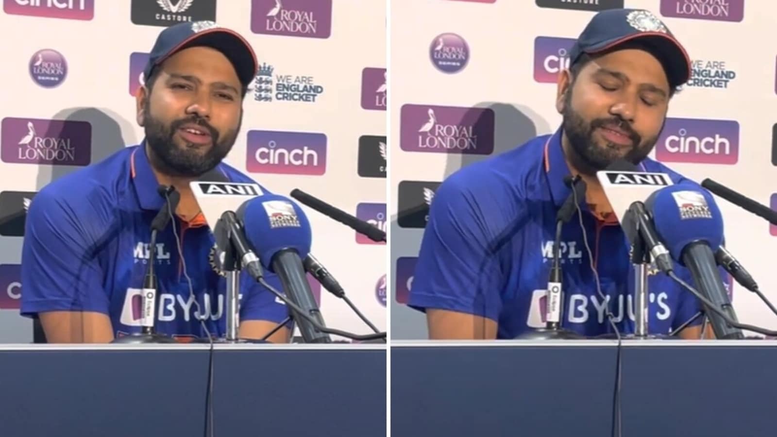 Watch: Rohit Sharma interrupts reporter's question on Virat Kohli's ...