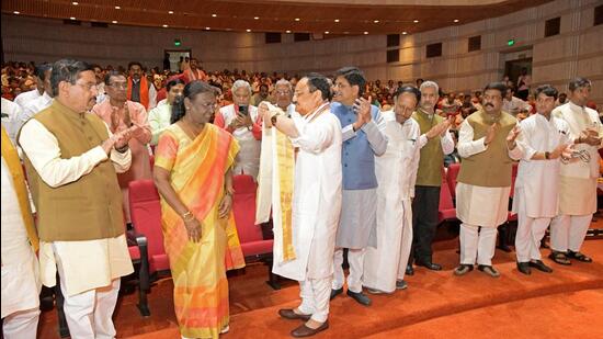 Murmu meets NDA leaders on eve of presidential poll | India News