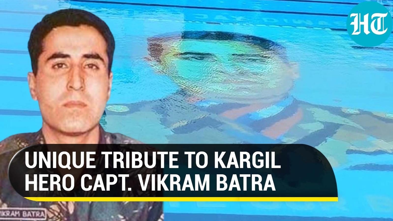Kargil War: World's largest underwater portrait of Captain Vikram ...