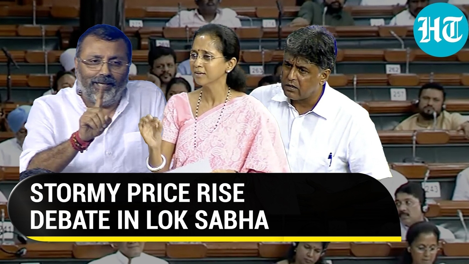 'PM Modi is feeding 80 cr people for free': Price rise faceoff in Lok ...