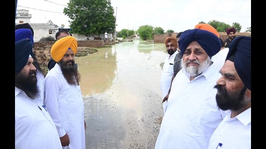 Allocate funds to compensate rain-affected farmers: Badal to Punjab ...