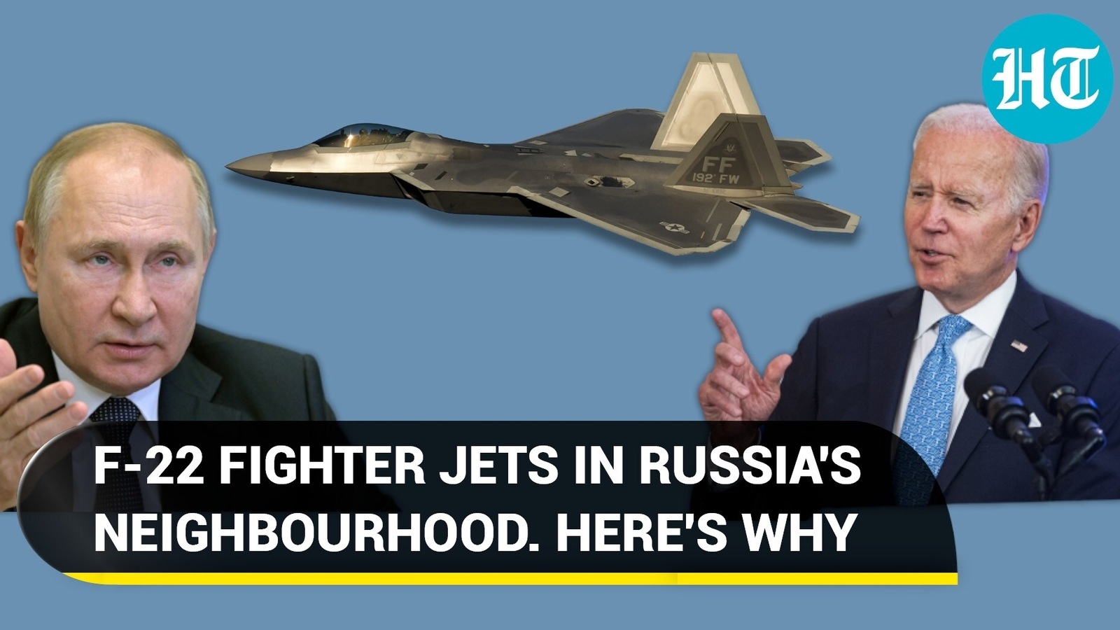 Putin watches as U.S F-22 Raptor fighters within 'striking distance ...