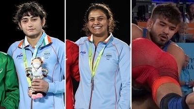 Pooja Sihag, Gehlot, Deepak Nehra win bronze as India sweep all ...