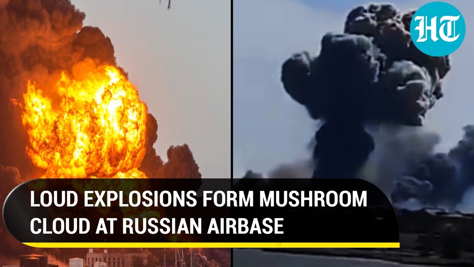 Huge blasts at Russian Airbase in annexed Crimea; 'Not an attack' says ...