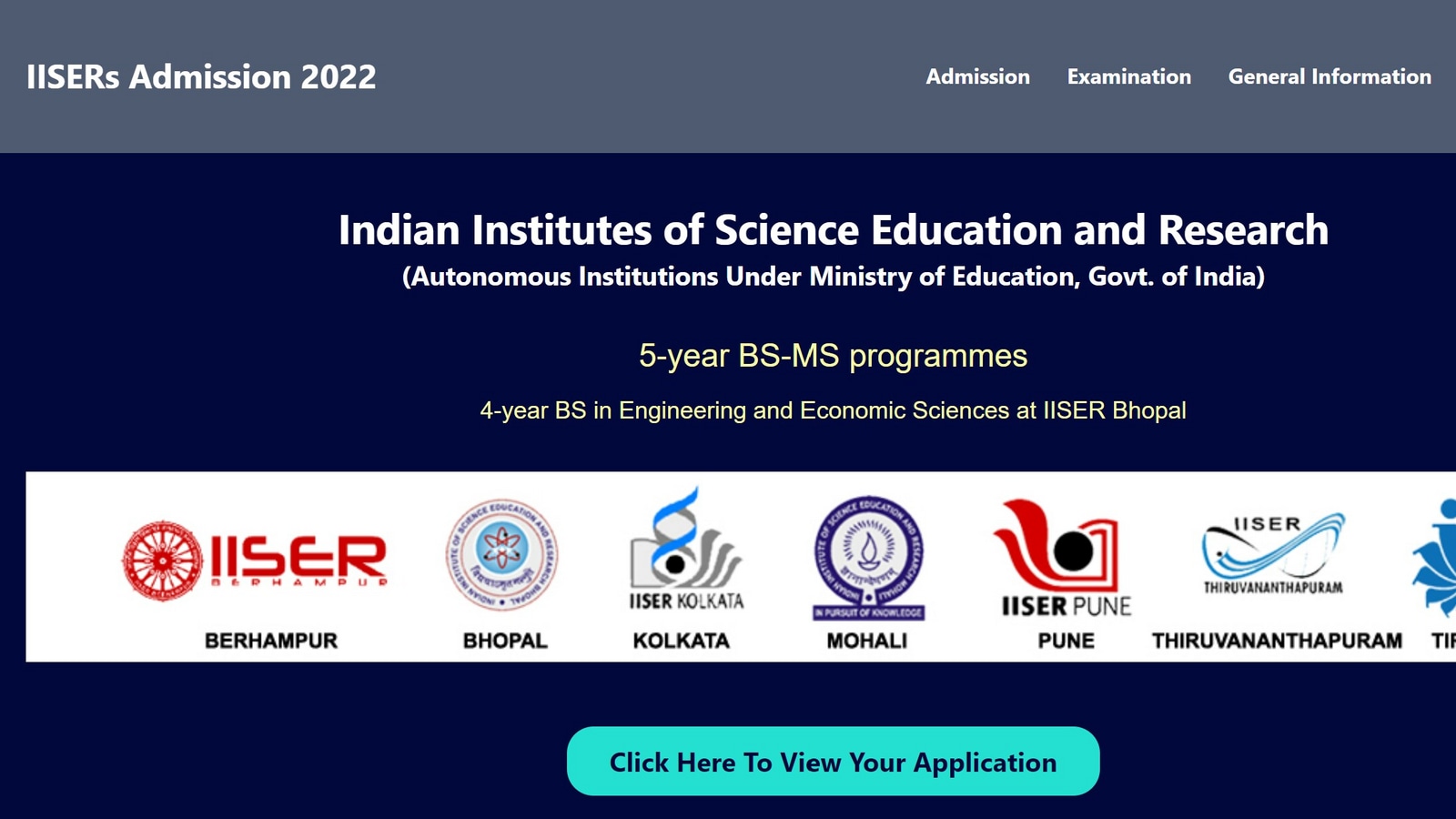 IISER 2022 result released at iiseradmission.in, here's the direct link ...