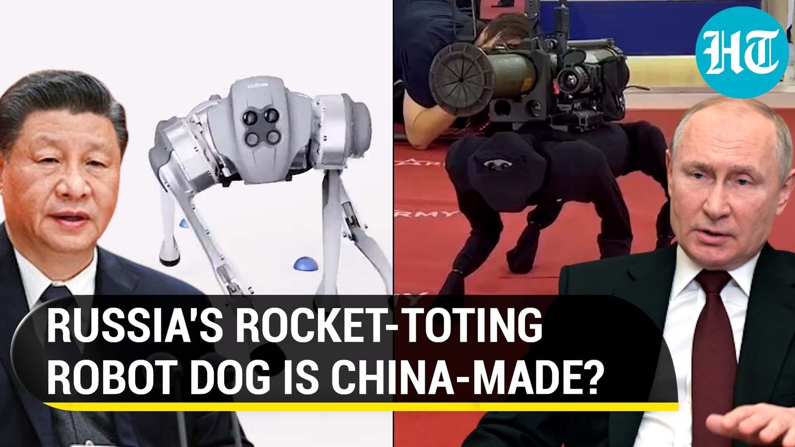 China's Alibaba selling Putin's 'new' rocket-launching robot dog ...