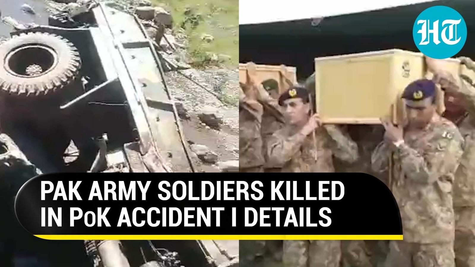 PoK: Pak Army truck plunges into ravine; Nine soldiers killed, 4 ...