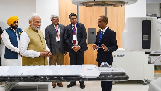 PM Modi inaugurates cancer hospital in Mohali, says healthcare a ...