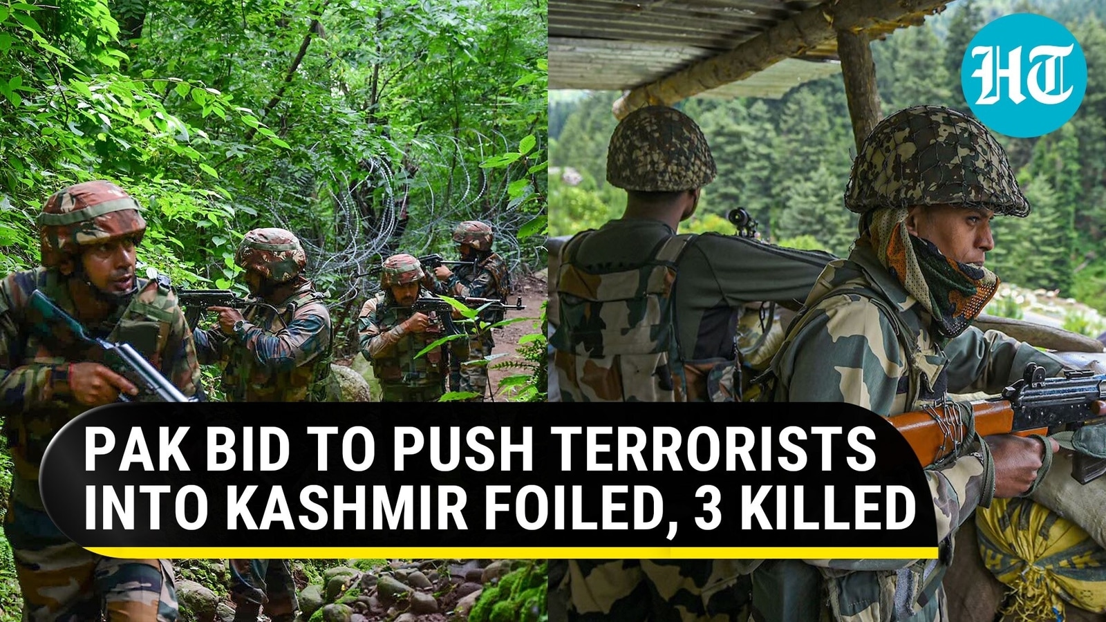 J&K: Indian Army foils infiltration bid in Uri; 3 Pak terrorists killed ... J&K: Indian Army foils infiltration bid in Uri; 3 Pak terrorists killed ...
