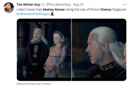Akshay Kumar in House of the Dragon? Twitter is convinced Paddy ...