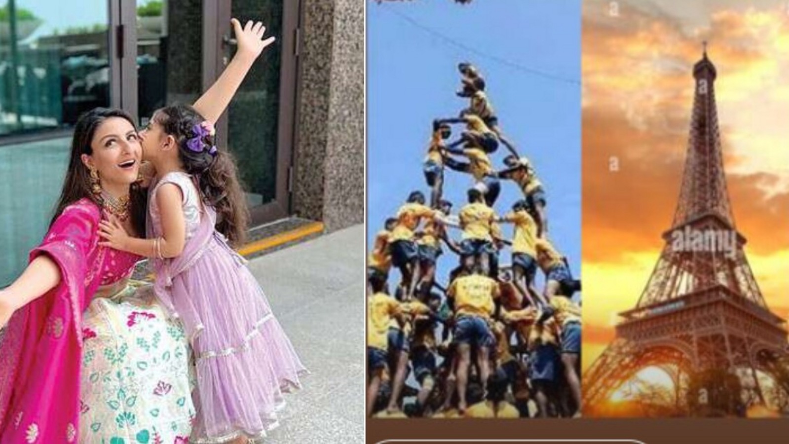 Soha Ali Khan says her daughter Inaaya confused Dahi Handi human ...