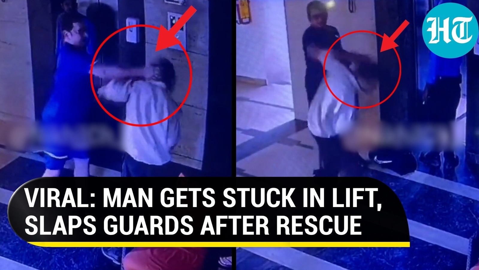 Stuck in lift for four minutes, Gurugram man slaps guards after being ...