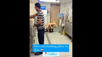 Merchant navy sailors have fun on board, viral video leaves netizens in ...