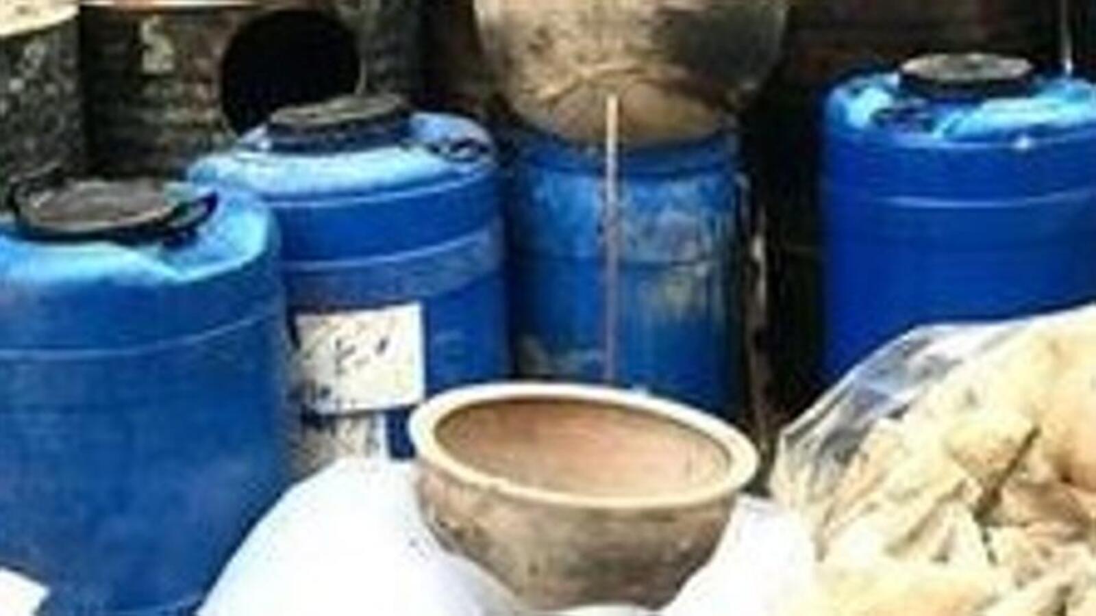 Excise Department Destroys 1 45 Lakh Litres Of Lahan In Ludhiana excise-department-destroys-1-45-lakh-litres-of-lahan-in-ludhiana