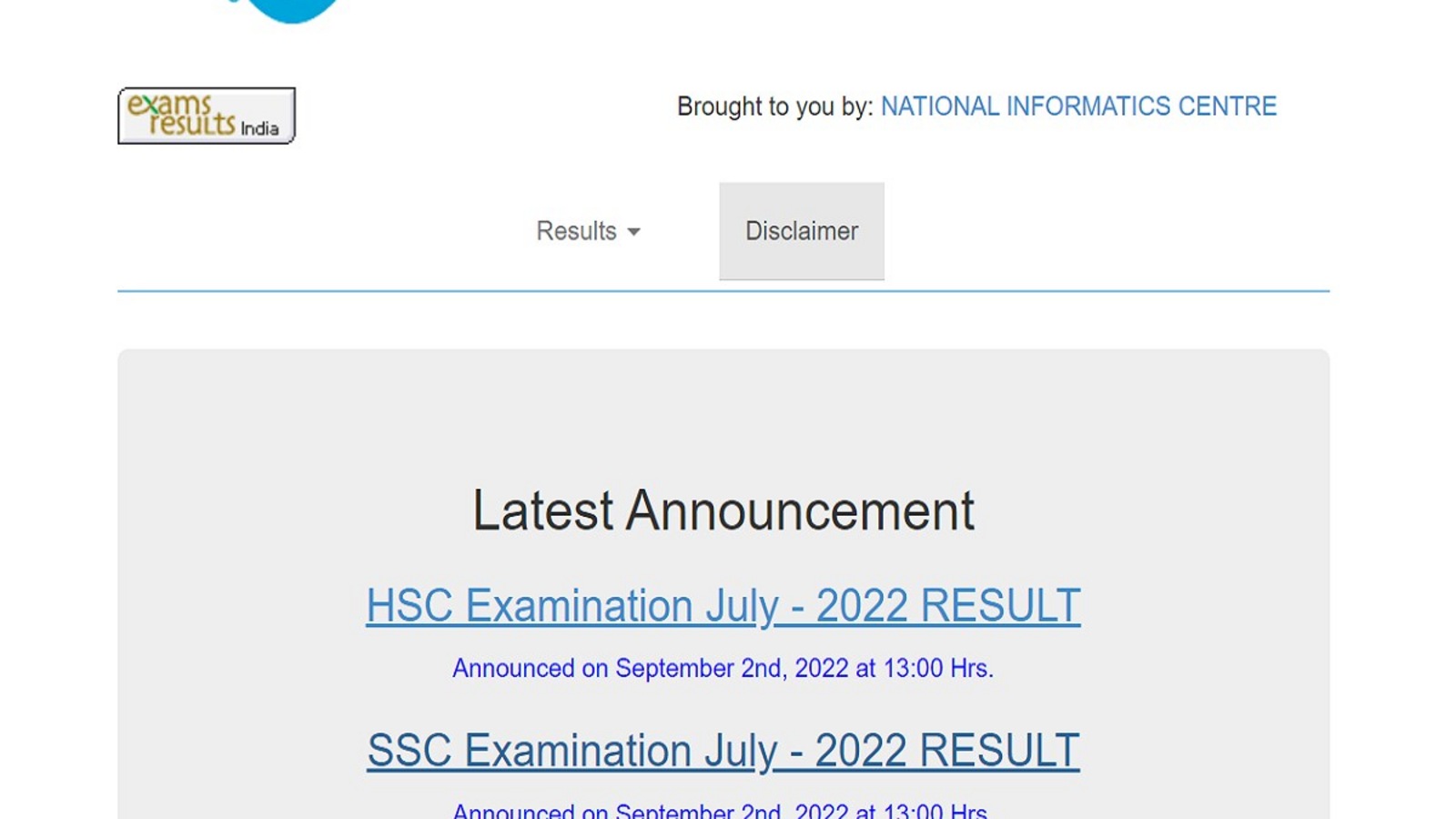 Ssc results site store