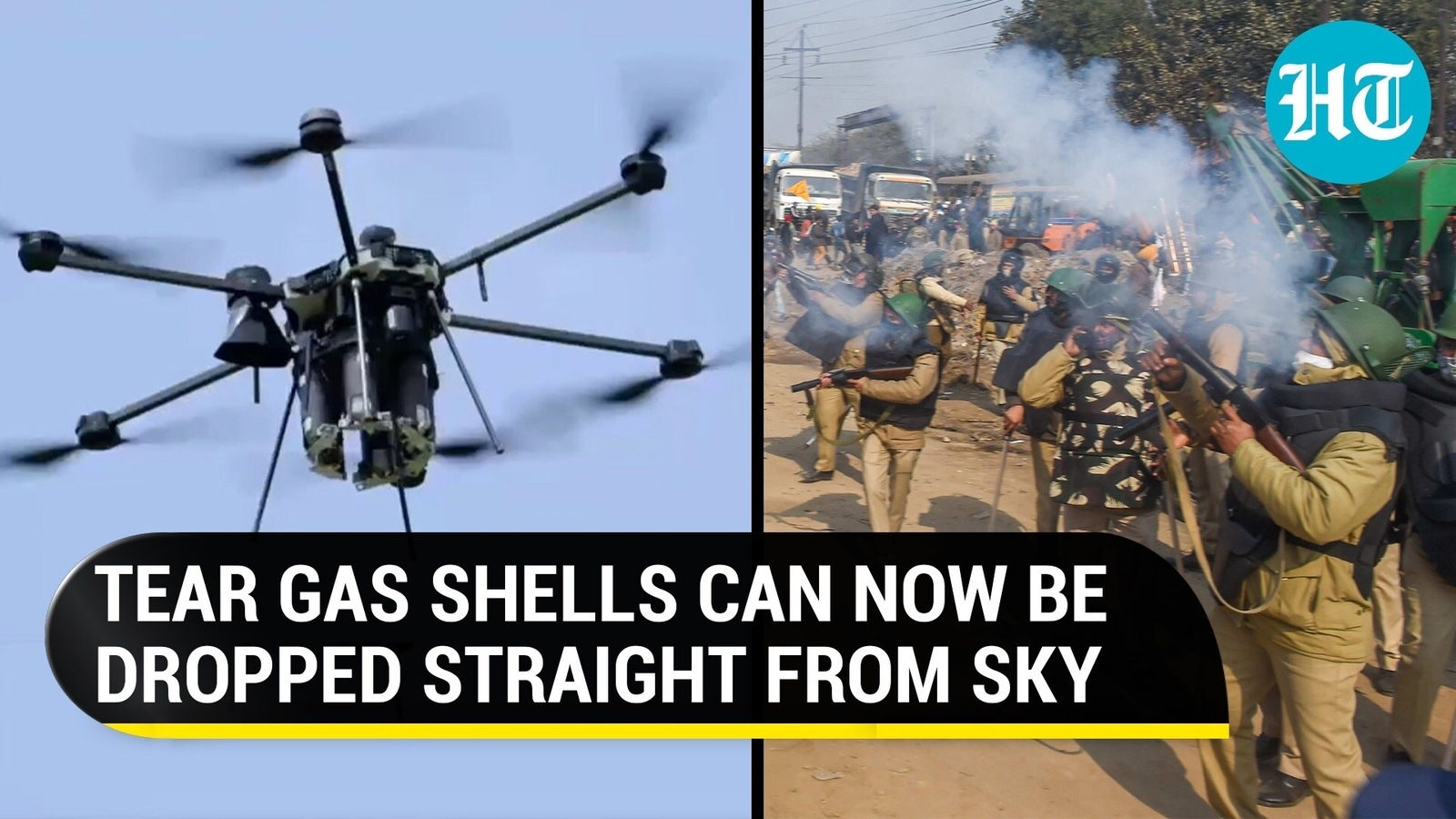 BSF makes teargas shell-dropping drone for police to control unruly ...