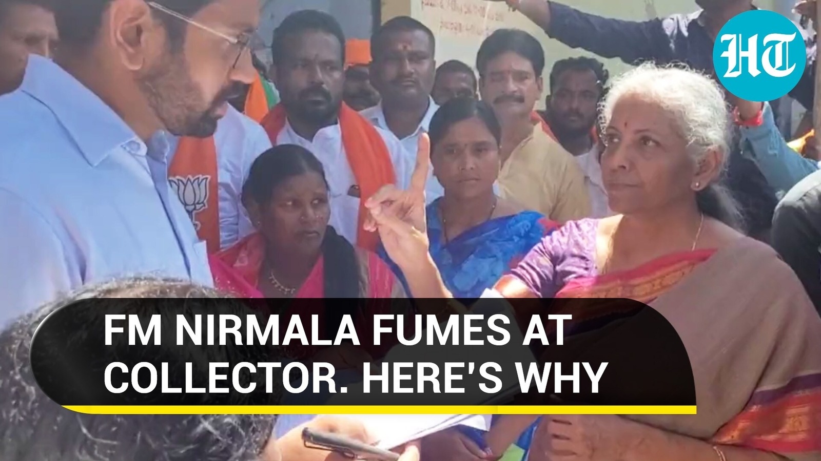 Sitharaman reprimands collector at Telangana ration shop; KTR says ...