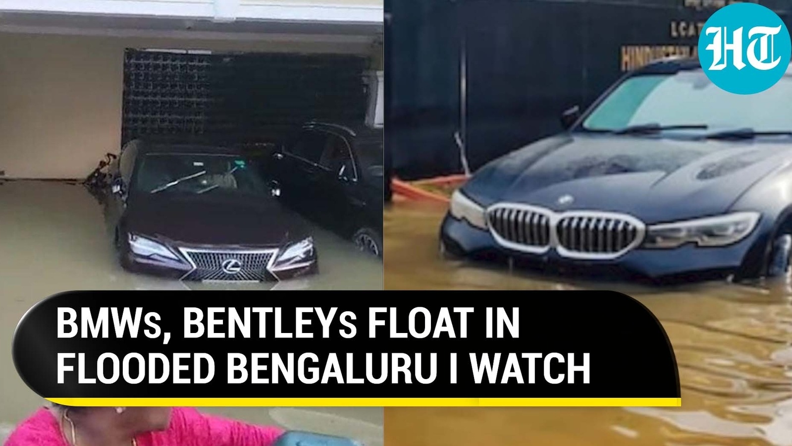 Bentley, BMW float in flooded Bengaluru; IT minister to meet BBMP, Tech ...