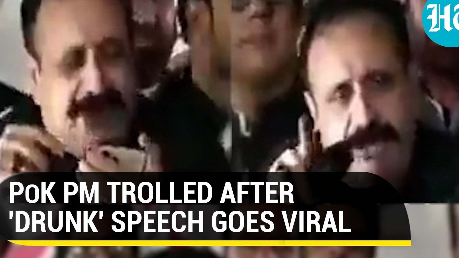 PoK PM's 'drunk' video goes viral; Pak netizens fume, slam Imran Khan ...