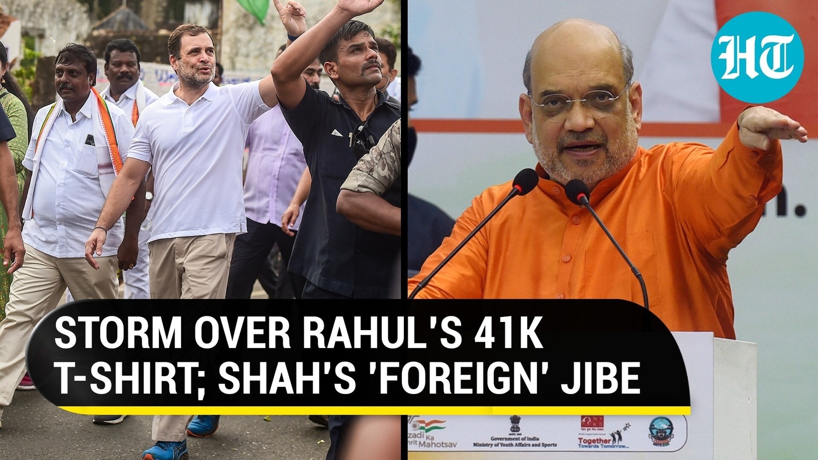 'Rahul Baba...': Amit Shah rips into Gandhi scion for donning 'foreign ...