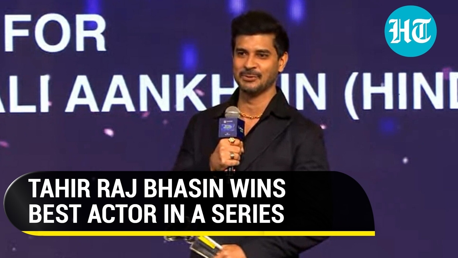 Tahir Raj Bhasin wins Best Actor in a series for 'Ye Kaali Kaali ...