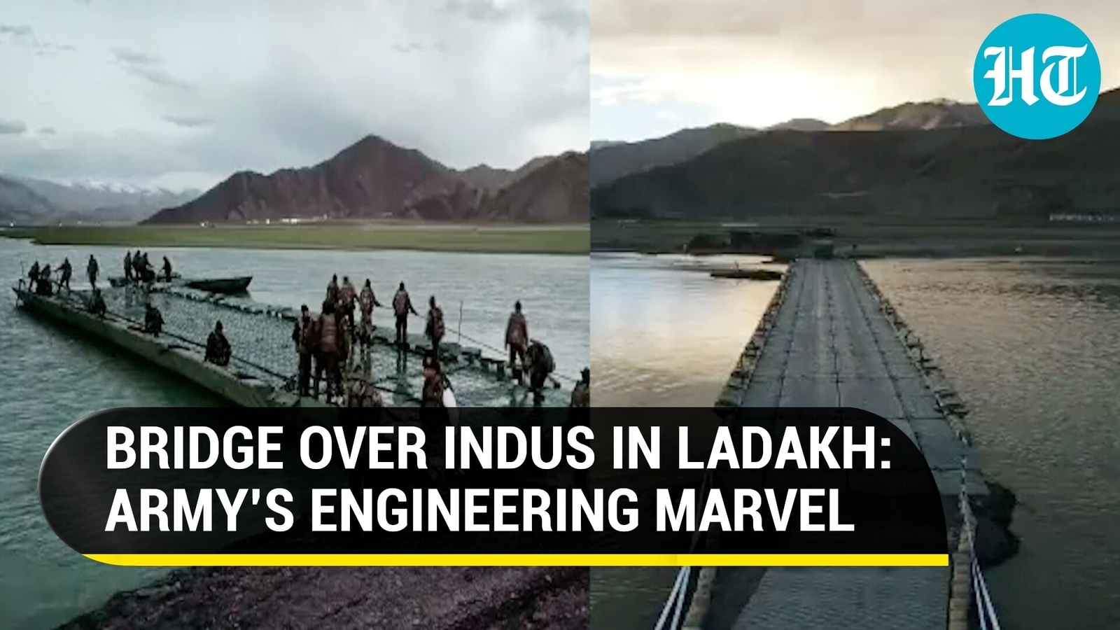 Indian Army builds bridge over Indus River; Netizens hail ‘engineering ...