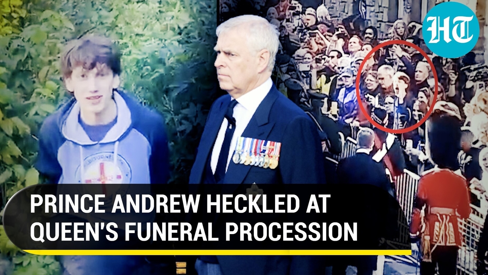 'Sick old man': Prince Andrew heckled at Queen's funeral procession ...