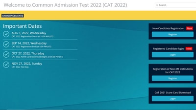 CAT 2022 registration ends on Sept 14, know how to apply at imcat.ac.in ...