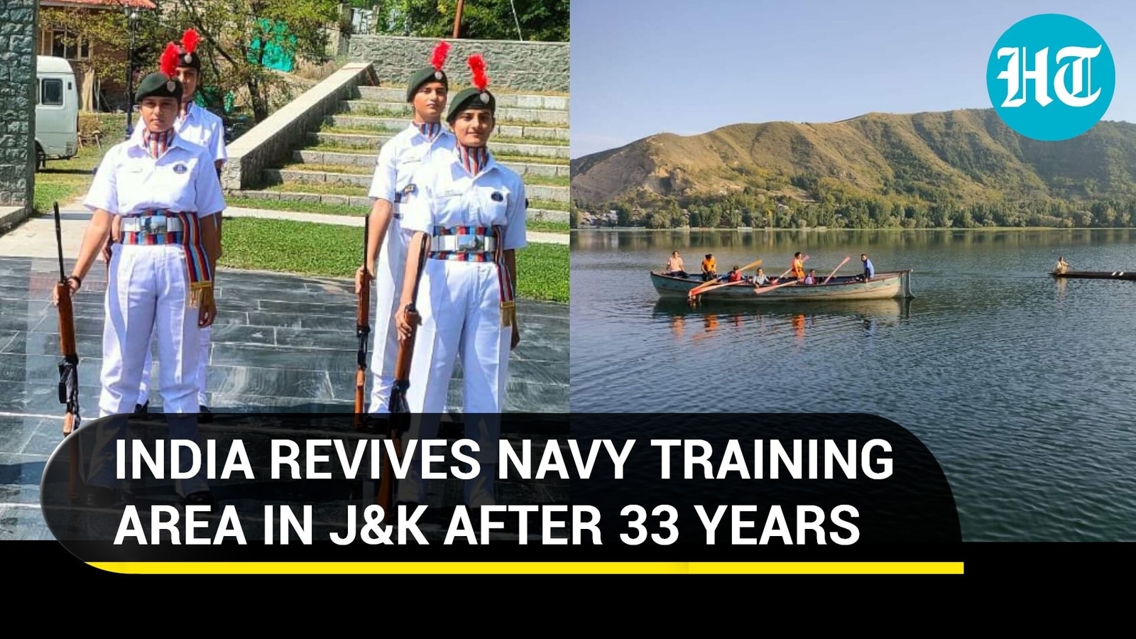 Indian Navy resumes NCC cadet training at Kashmir's Manasbal lake after ...