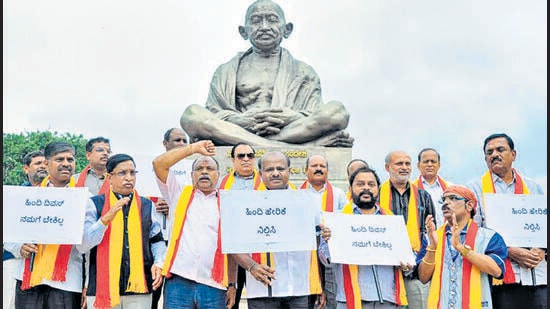 Kumaraswamy hits out at BJP on Hindi Diwas celebrations | Bengaluru ...