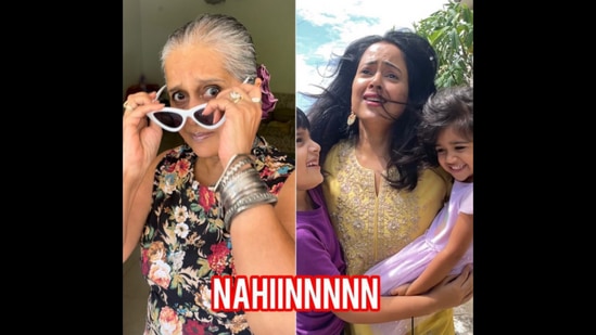 Sameera Reddy lip syncs to Rupali Ganguly’s Anupama dialogue, Gauhar ...