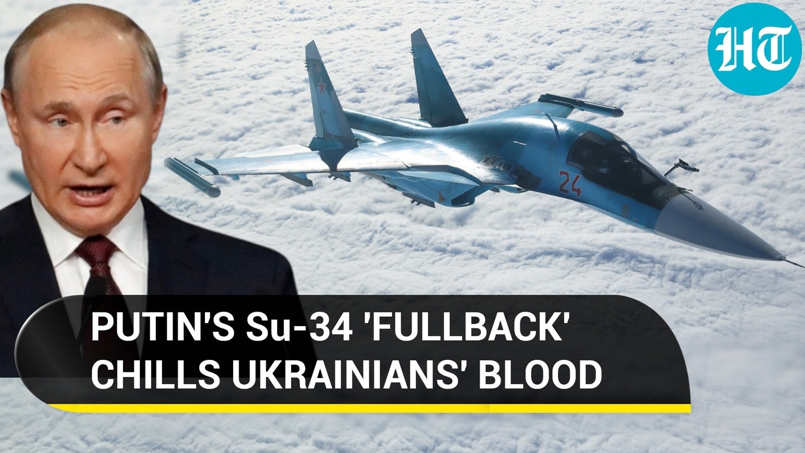 Su-34 jet drops bombs on Ukrainian positions | Core of Russian tactical ...