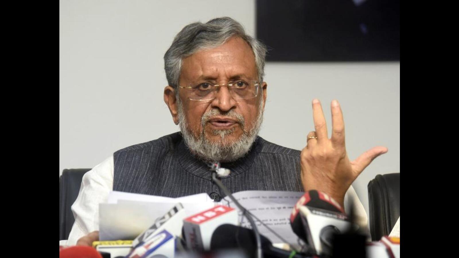 Sushil Modi alleges death threat via letter | Hindustan Times