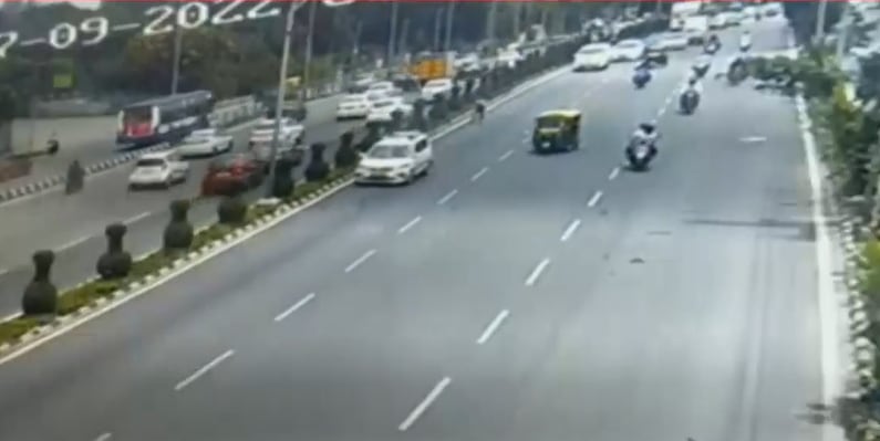 18 year old flung into air by speeding car in Bengaluru; CCTV shows ...