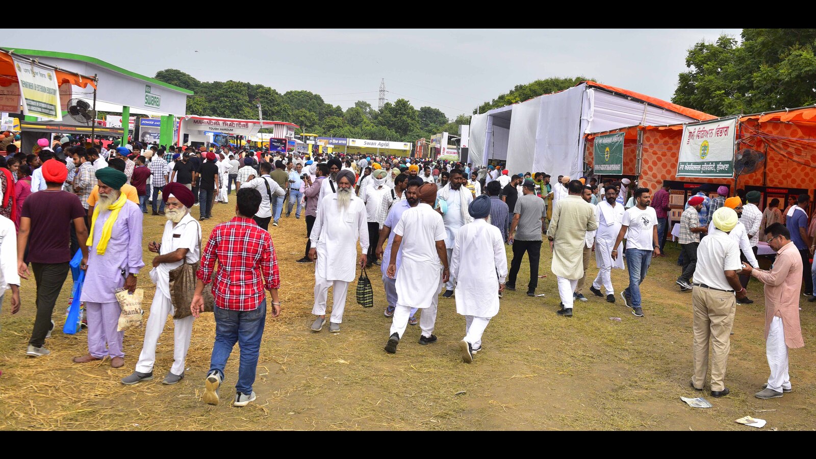 1 lakh farmers converge on PAU on Day 1 of Kisan Mela - Hindustan Times
