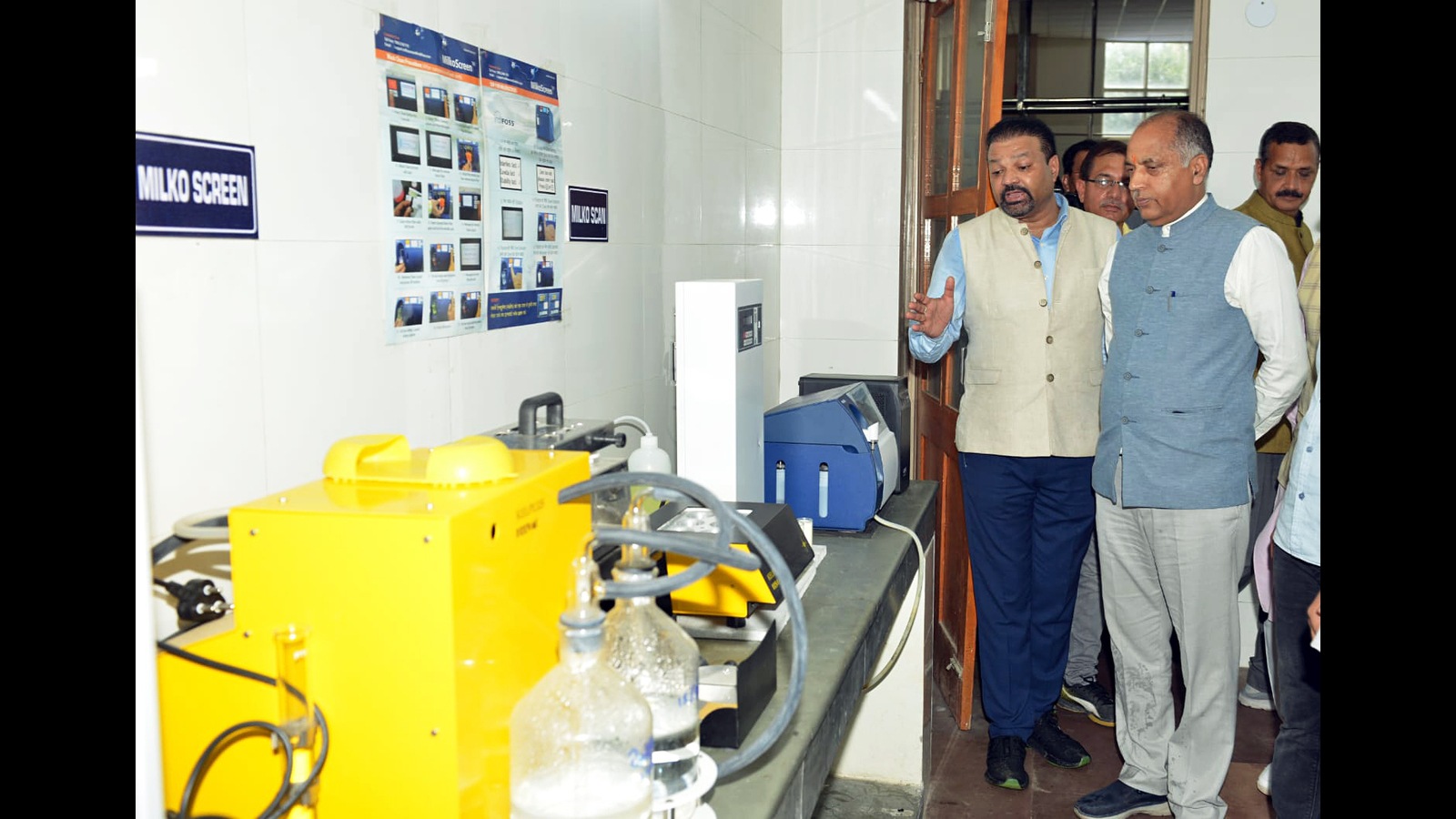 Himachal CM Jai Ram Thakur inaugurates the milk chilling plant in Mandi ...