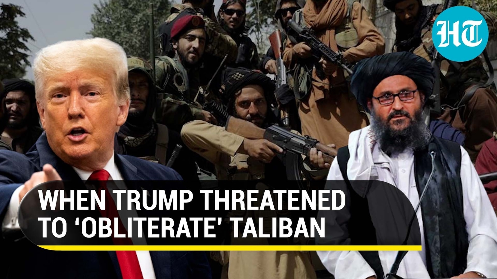 Trump Boasts Of Threatening Taliban Leader With ‘his House Photo I