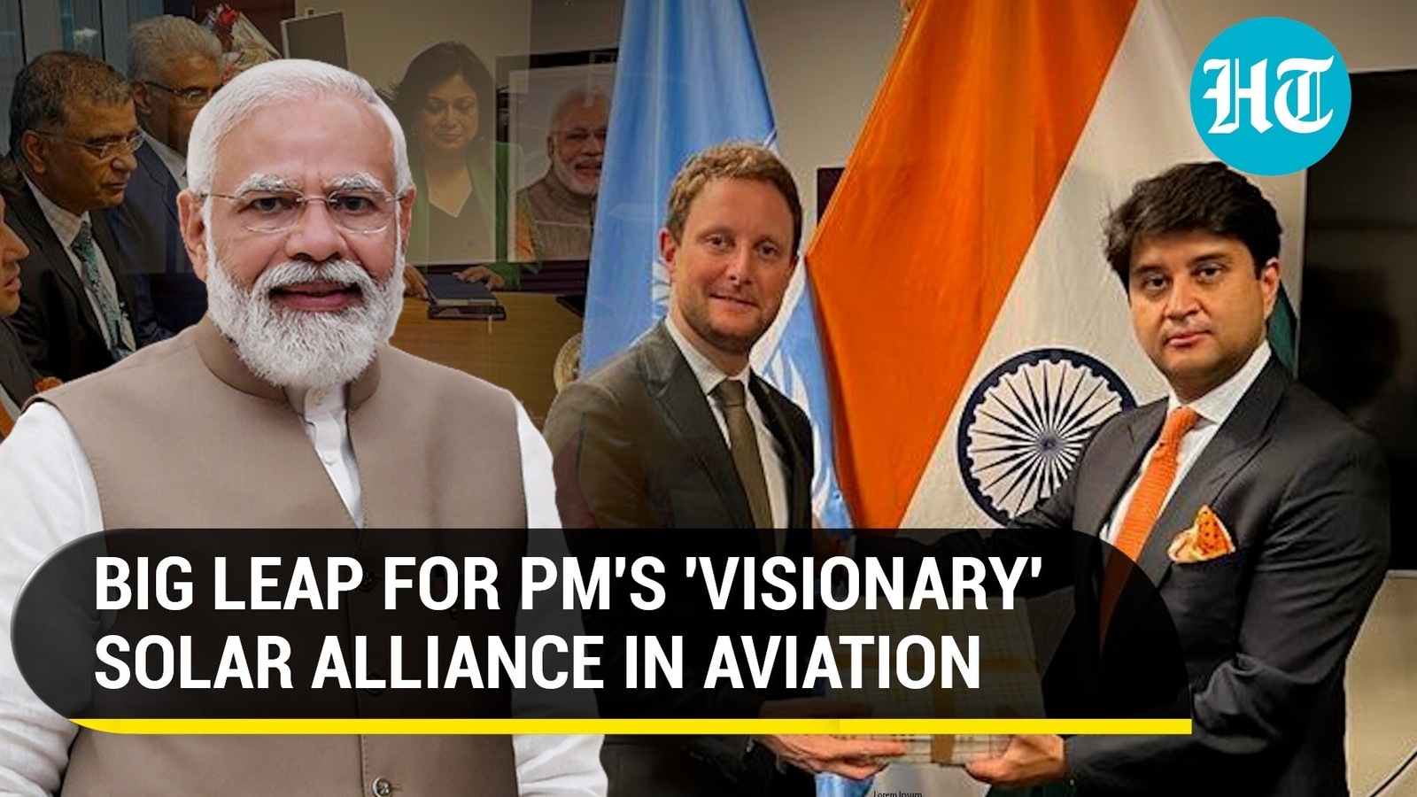PM Modi's global solar alliance in aviation takes shape; UN body signs ...
